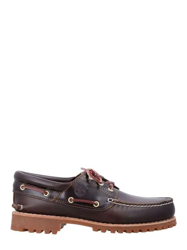 Timberland Authentic 3-eye Lug Leather Boat Shoes - Ebony