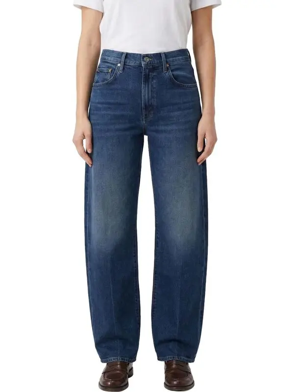 MOTHER Baggy Denim Jeans - Blue
