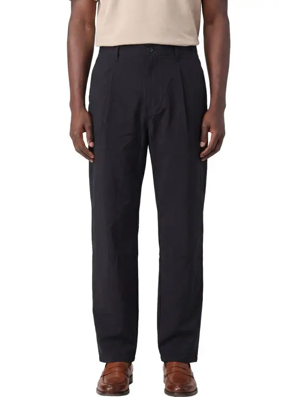 NEW BALANCE Straight Trousers In Technical Fabric - Black