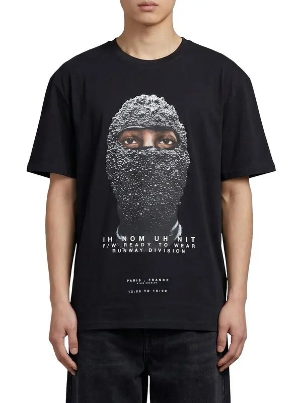 IH NOM UH NIT Cotton T-shirt With Graphic Print - Black