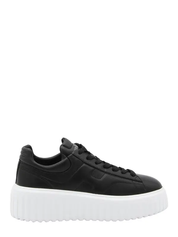 Hogan H-stripes Platform Sneakers - Black