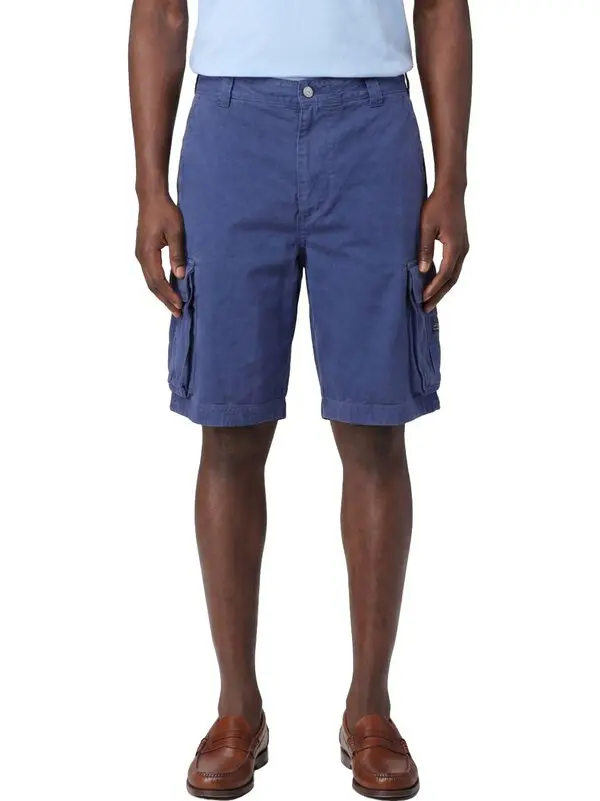 ERL Cotton Cargo Shorts - Blue