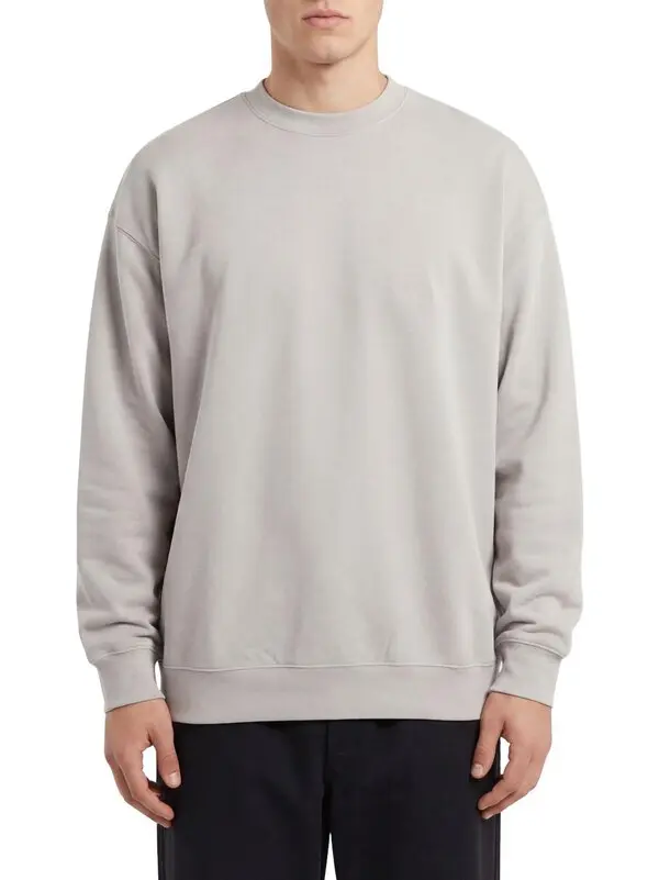 Y3 Cotton Crew Neck Sweatshirt - Brown