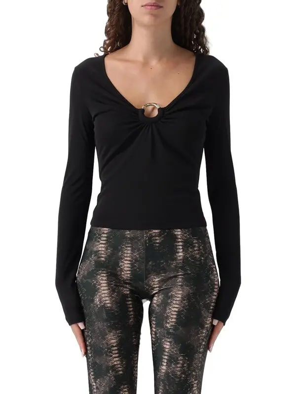 Just Cavalli Ruched Top - Black