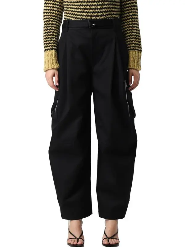 Bottega Veneta Tailored Cargo Trousers - Black