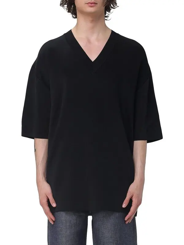 AMI Paris Wool Blend Pullover - Black