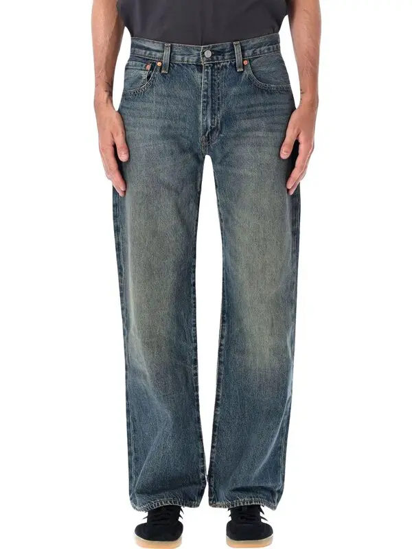 LEVI'S 567™ Mid-rise Relaxed Fit Wide-leg Jeans In Cotton Denim - Blue