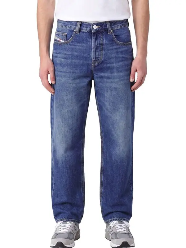 DIESEL® D-macro Wide Leg Jeans - Blue
