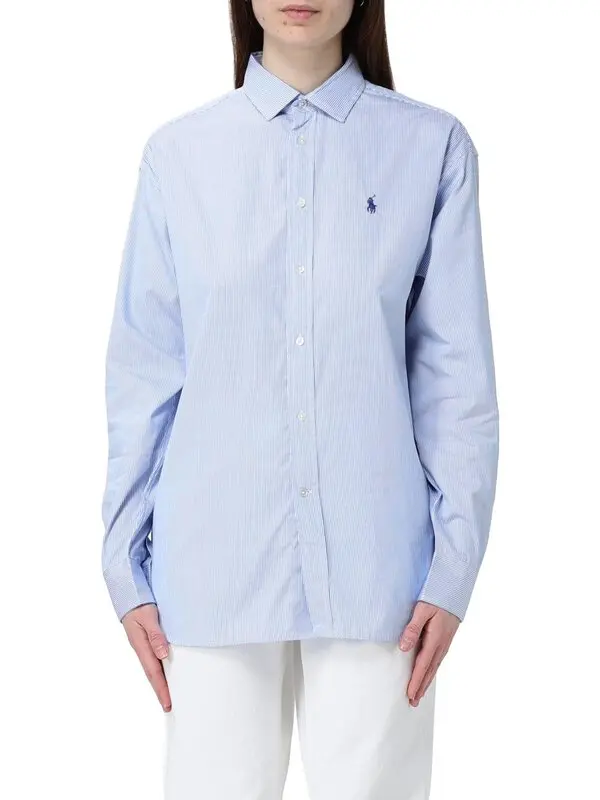 Polo Ralph Lauren Striped Cotton Shirt - Blue