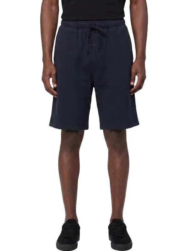 Fear Of God Cotton Blend Drawstring Jogging Shorts - Black