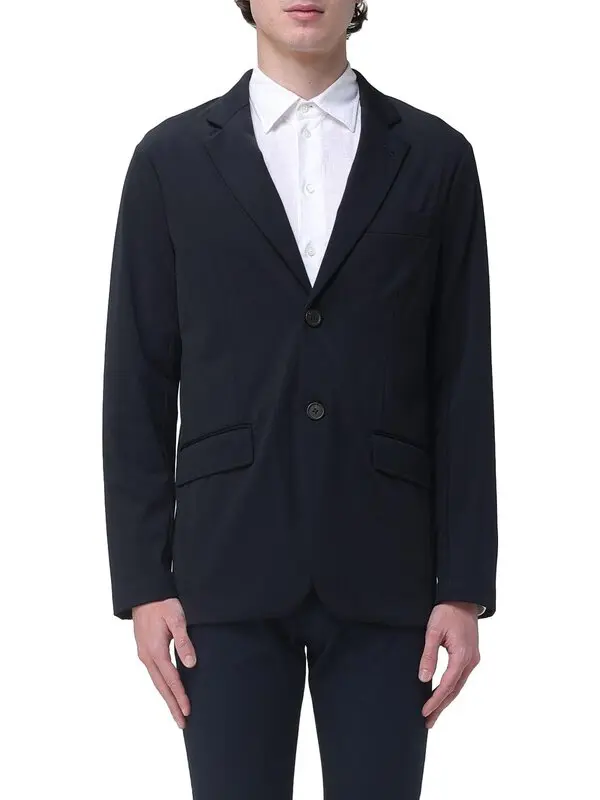 Emporio Armani Single-breasted Blazer - Blue