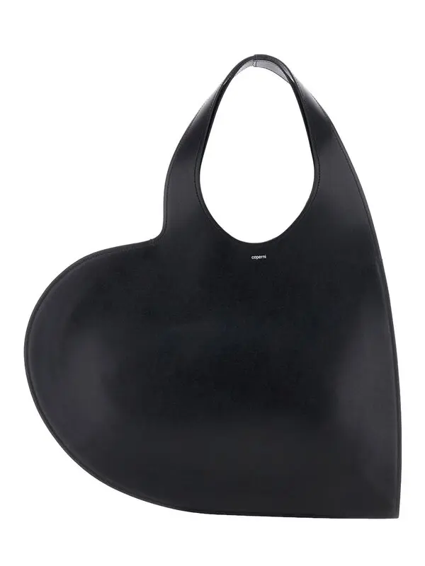Coperni Heart Shoulder Bag - Black