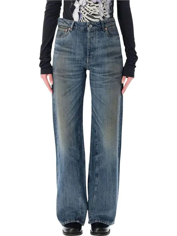 Our Legacy Stretch Wide-leg Jeans - Denim