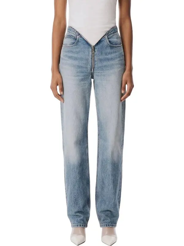 Alexander Wang Straight Leg Jeans - Blue