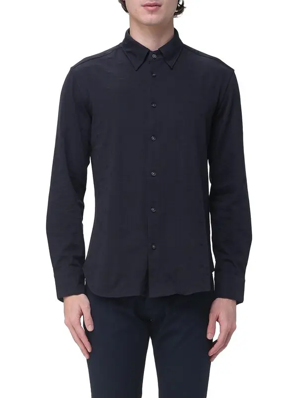 Emporio Armani Classic Cotton Shirt - Blue