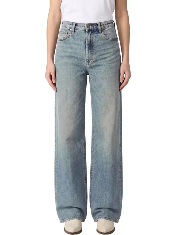 R13 Denim Palazzo Jeans - Blue