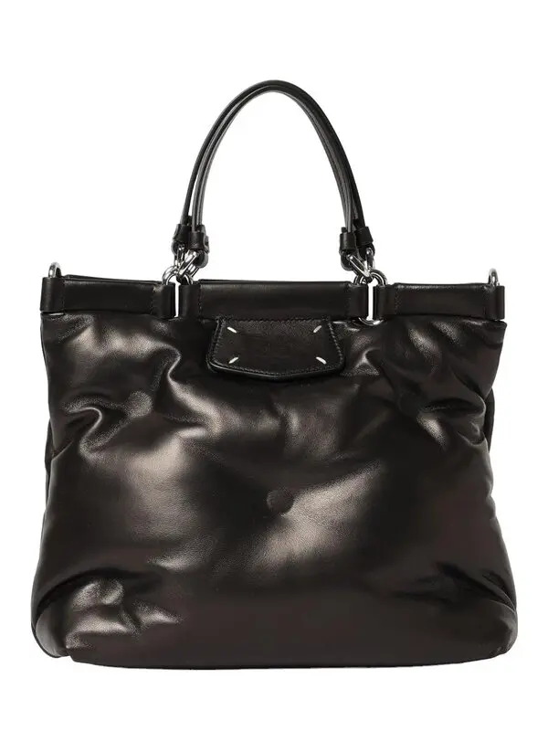MAISON MARGIELA Glam Slam Quilted Nappa Leather Bag - Black