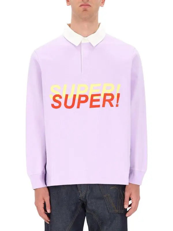 JW Anderson Super Polo Shirt - Violet