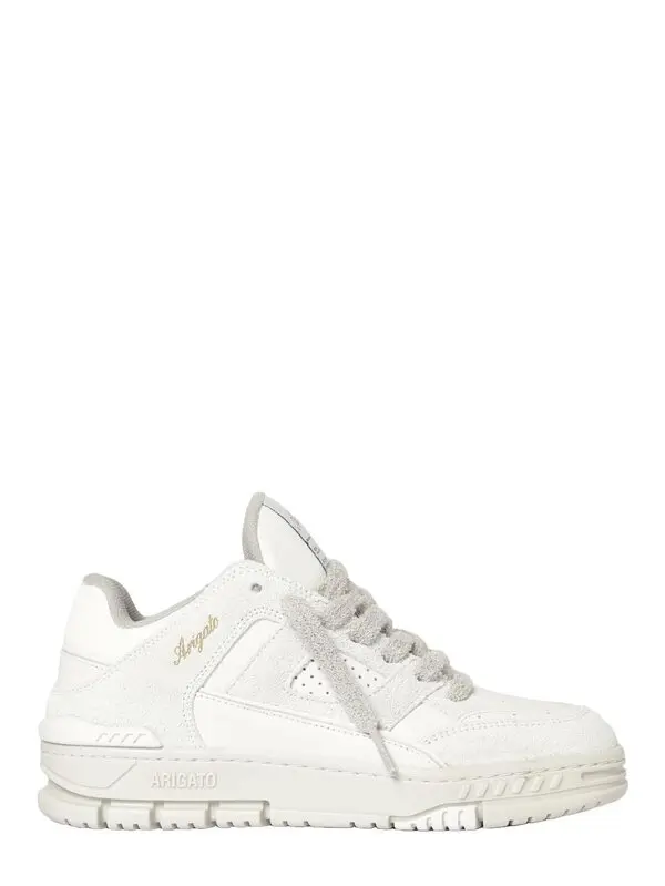 Axel Arigato Area Lo Fluffy Leather Sneakers - White