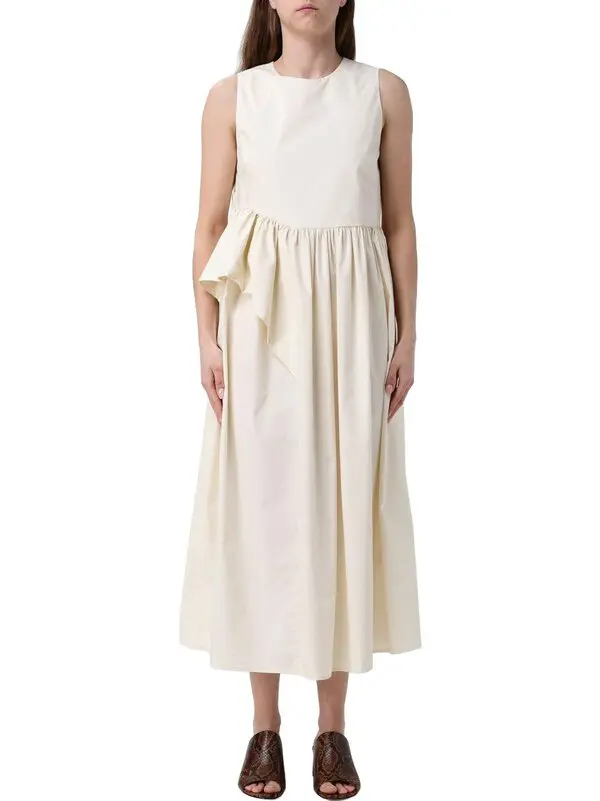 MEIMEIJ Cotton Poplin Midi Dress - Yellow