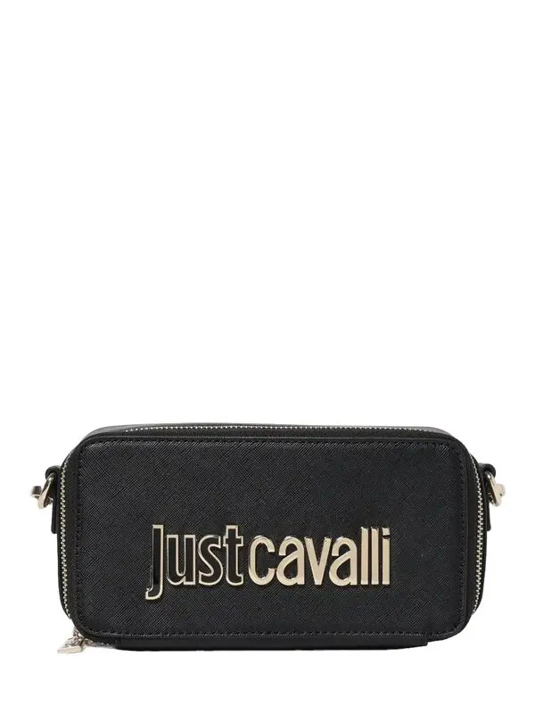 Just Cavalli Logo Camera Bag - Black