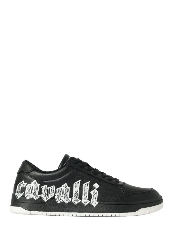 Just Cavalli Lace Up Trainers - Black