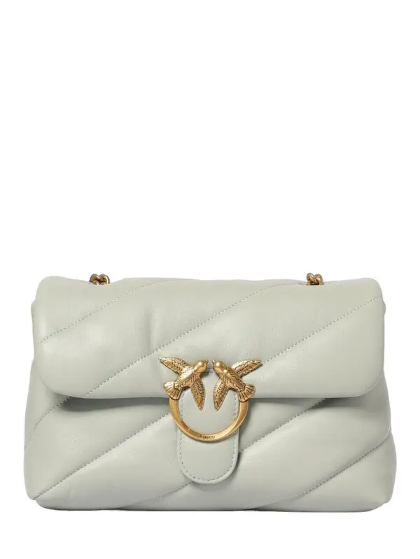 Pinko Quilted Shoulder Bag - Grey