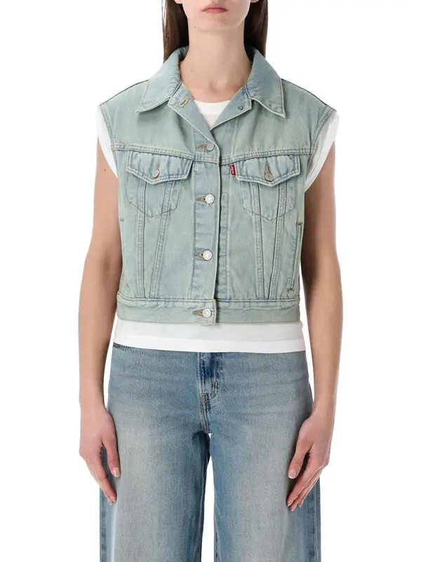 LEVI'S Sleeveless Vest - Denim