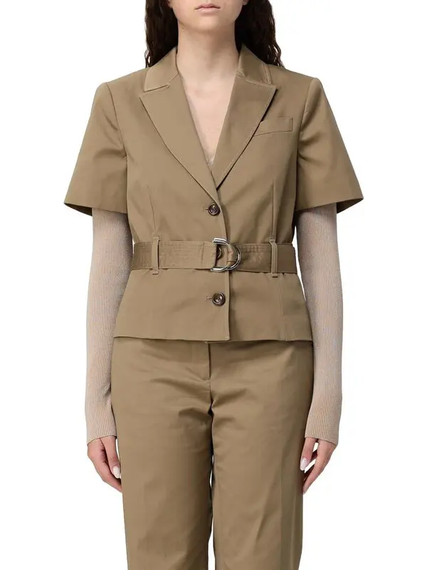 Liu Jo Belted Tailored Jacket - Green