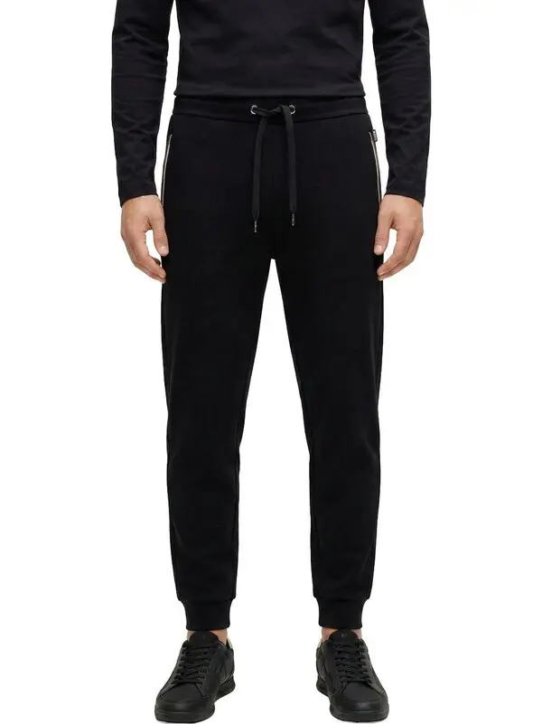 BOSS Cotton Jogging Trousers - Black