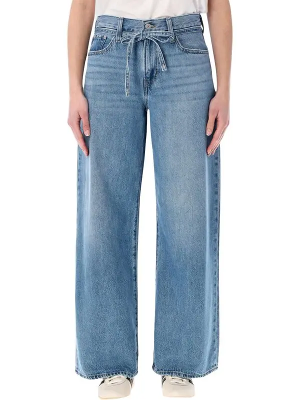 LEVI'S 728 Palazzo Jeans High Rise Wide Leg - Denim