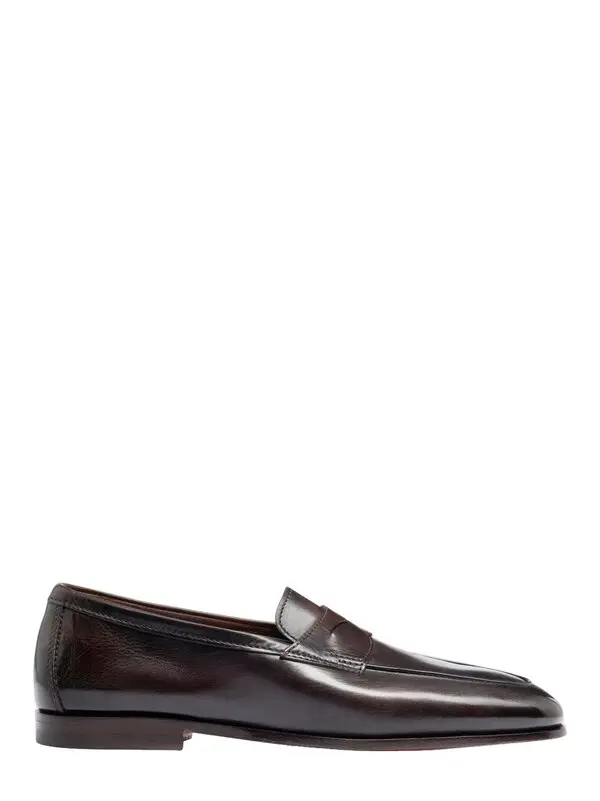 Santoni Classic Loafers - Brown
