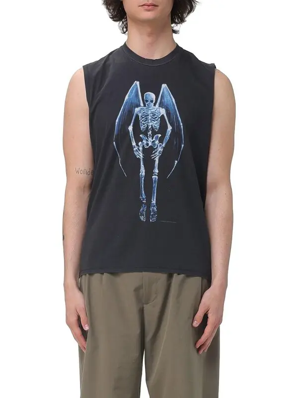 Our Legacy Cotton Tank Top With Graphic Print - Black
