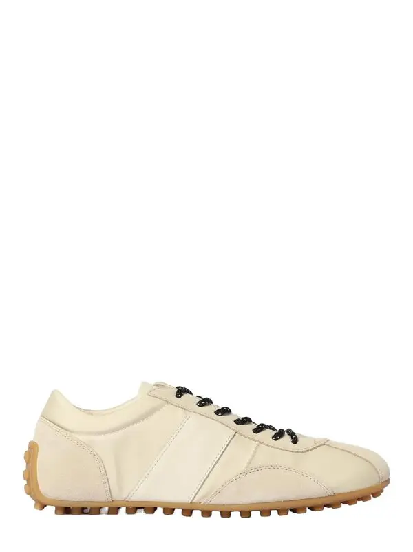 TOD'S T-marathon Suede And Nylon Sneakers - Pink