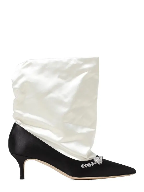 Manolo Blahnik Embellished Boots - Black