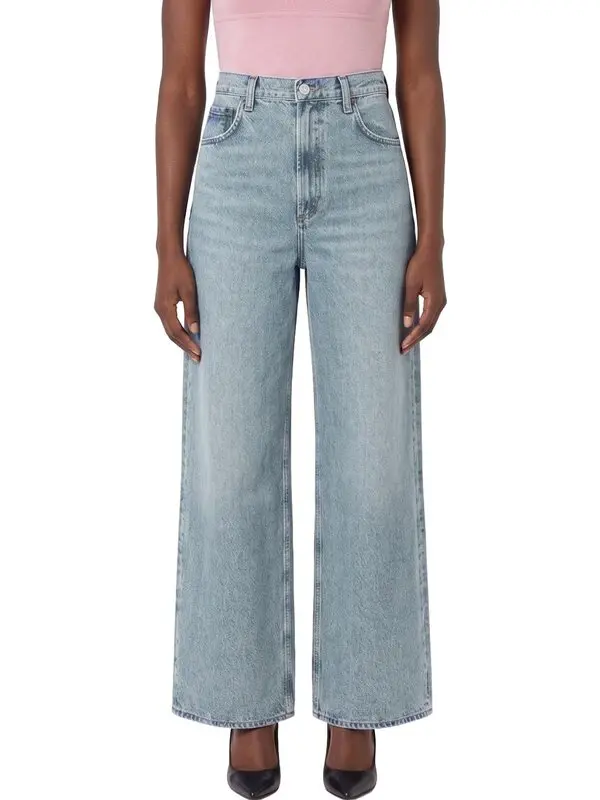 AGOLDE Wide-leg Cotton Denim Jeans - Blue