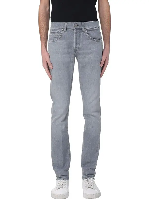 DONDUP Stretch Denim Slim Fit Jeans - Grey