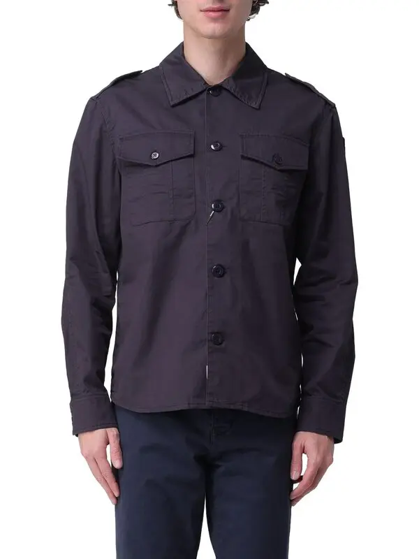 BLAUER. Cotton Blend Shirt - Blue