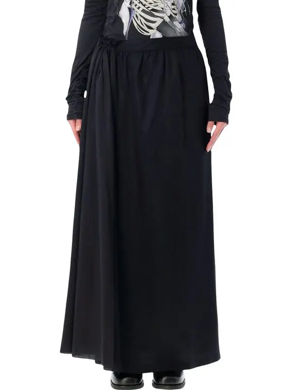 Our Legacy Long Lyocell Skirt - Black
