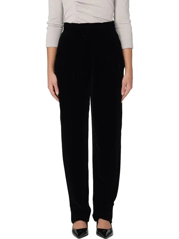 Giorgio Armani Velvet Trousers - Black
