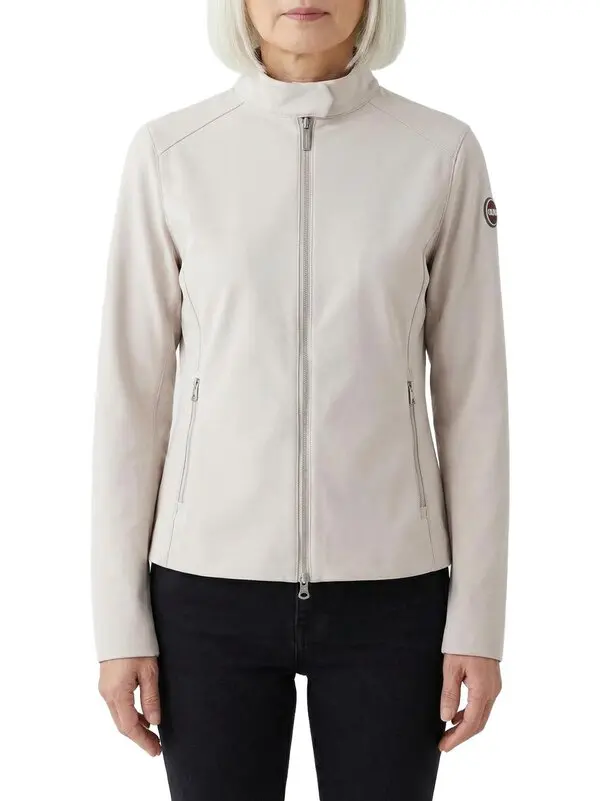 COLMAR Polyester Biker Jacket - Beige