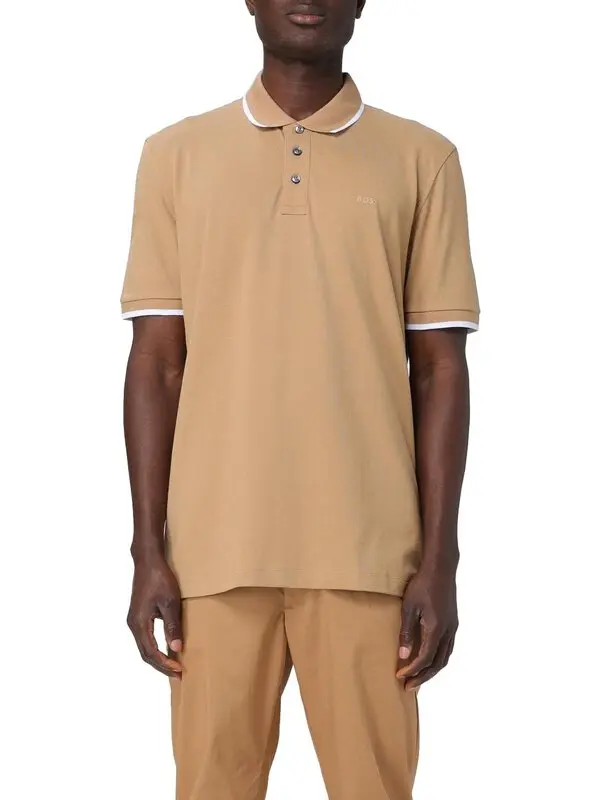 BOSS Polo Shirt Colour - Beige