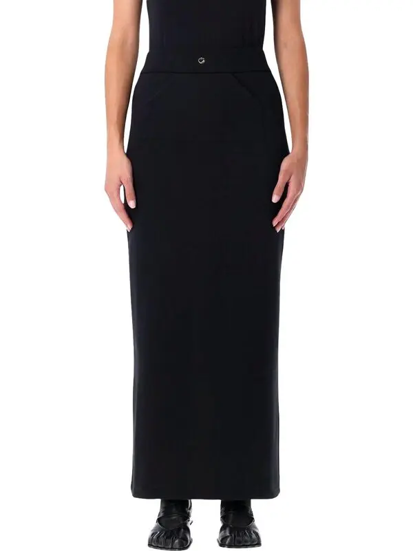 Coperni Straight Skirt With Pocket Detail - Black