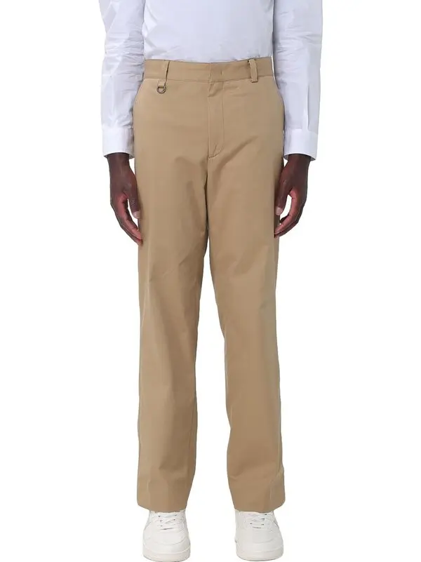 PAOLO PECORA Trousers In Gabardine - Beige