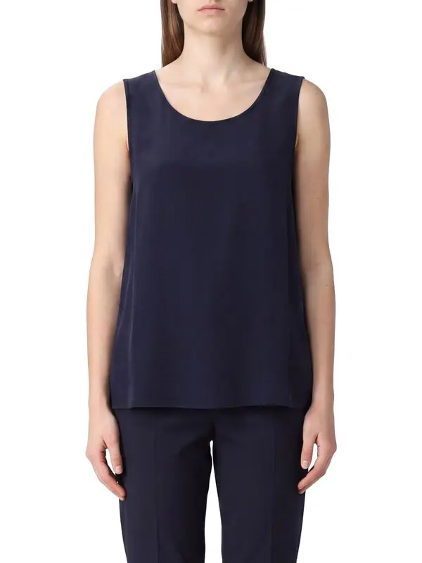 Max Mara Satin Top - Blue