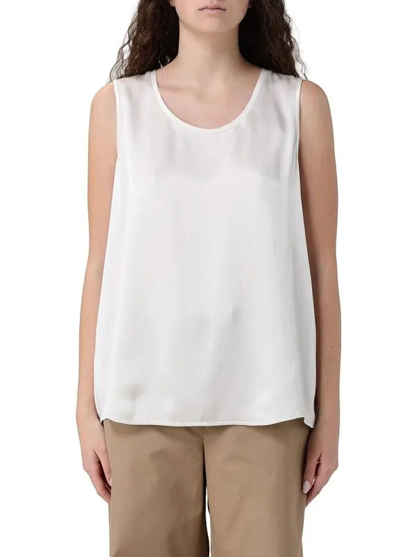 Max Mara Satin Top - Ivory