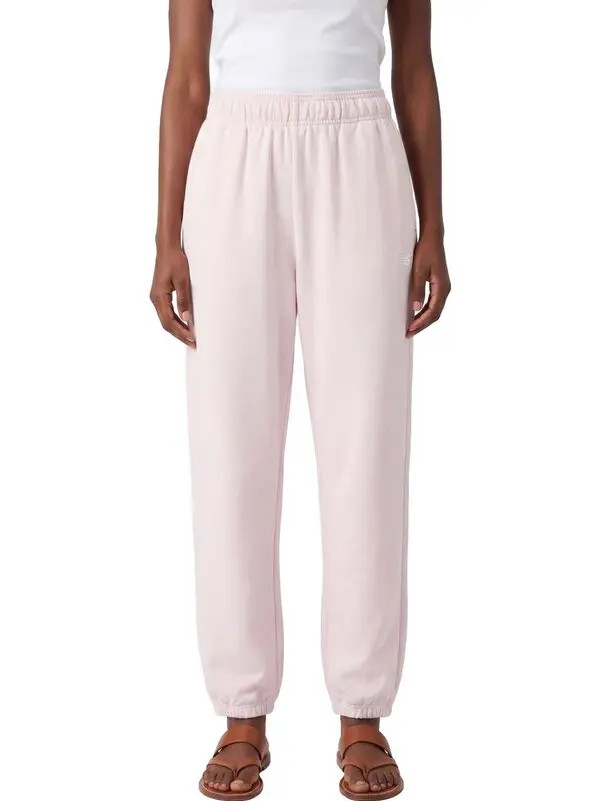 NEW BALANCE Cotton Jogging Trousers - Pink