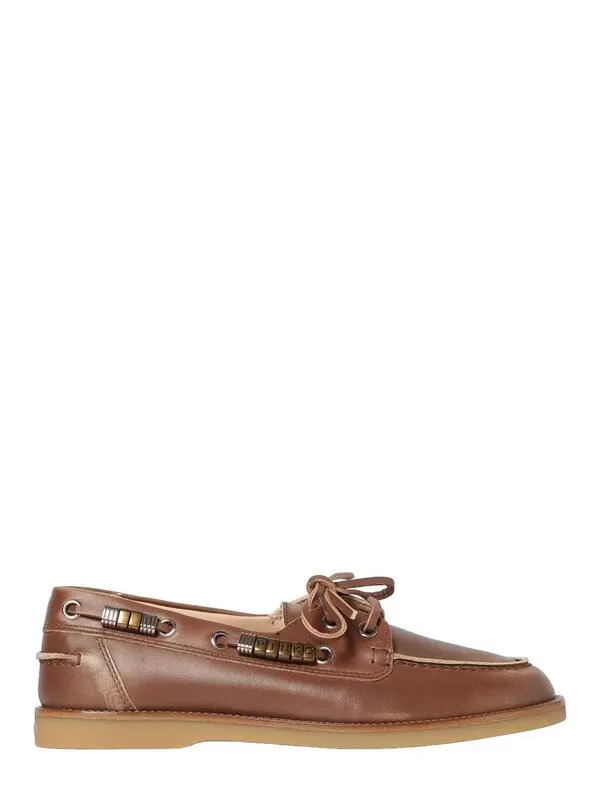 Pinko Colour" Loafers - Brown