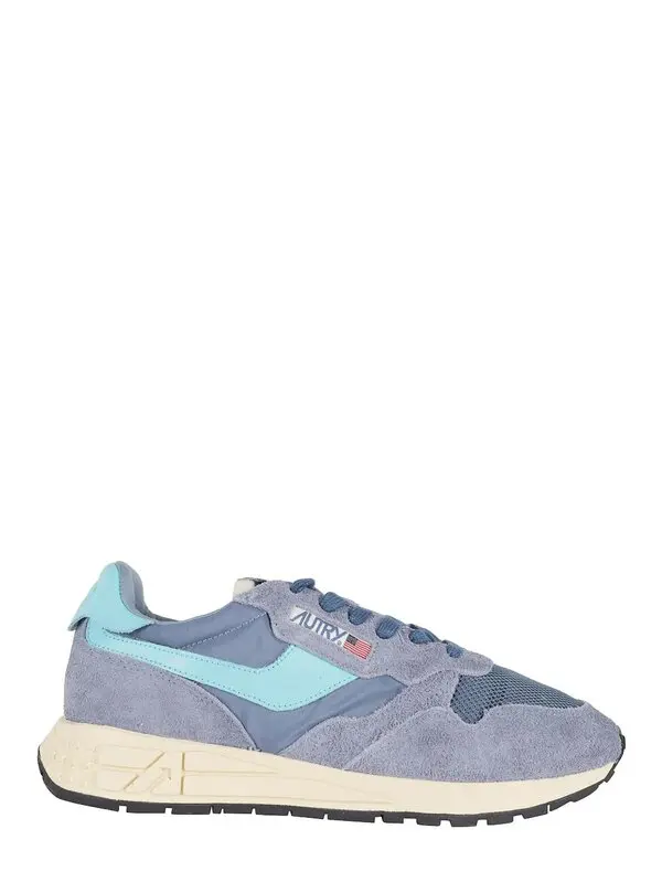AUTRY Reelwind Suede And Nylon Sneakers - Blue