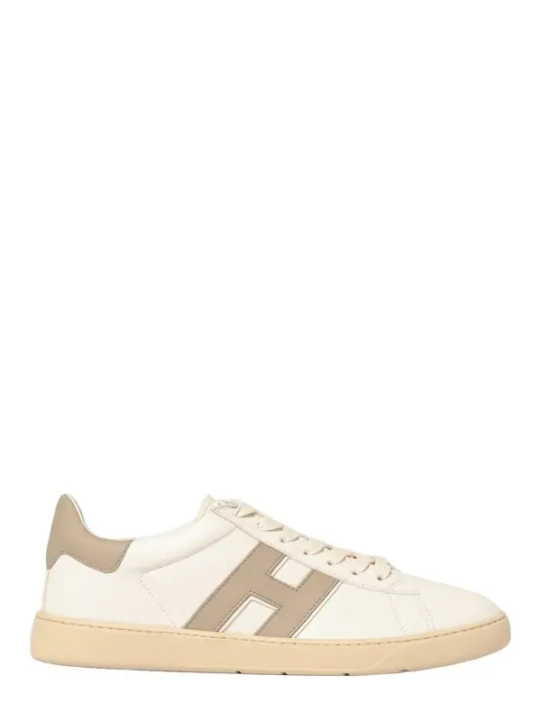 Hogan Cool Leather Sneakers - Ivory